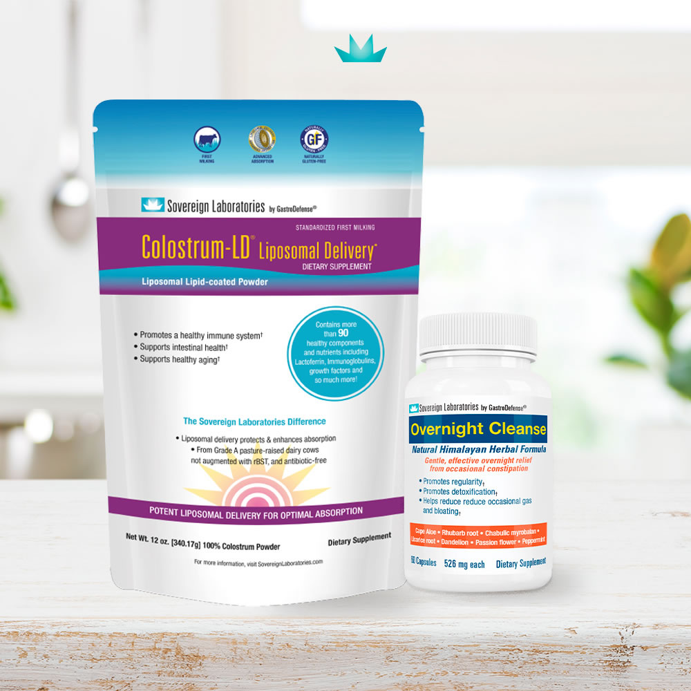2-Step GI Restoration Bundle :: Overnight Cleanse + 12oz Colostrum-LD ...