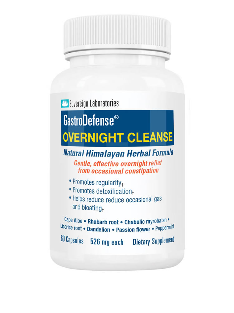 GastroDefense® Overnight Cleanse - 60 count | Sovereign Laboratories