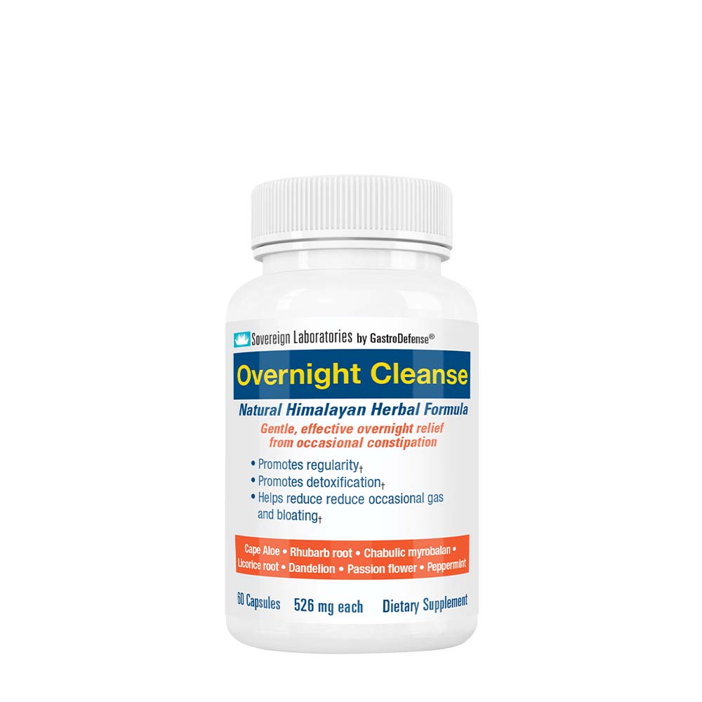 GastroDefense® Overnight Cleanse Capsules - 60 count | Sovereign ...