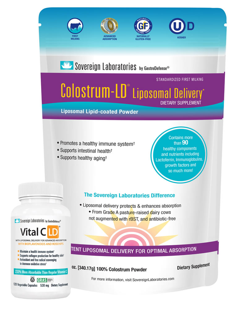 Starter Bundle :: 12 oz Colostrum-LD + VitalC-LD | Sovereign Laboratories