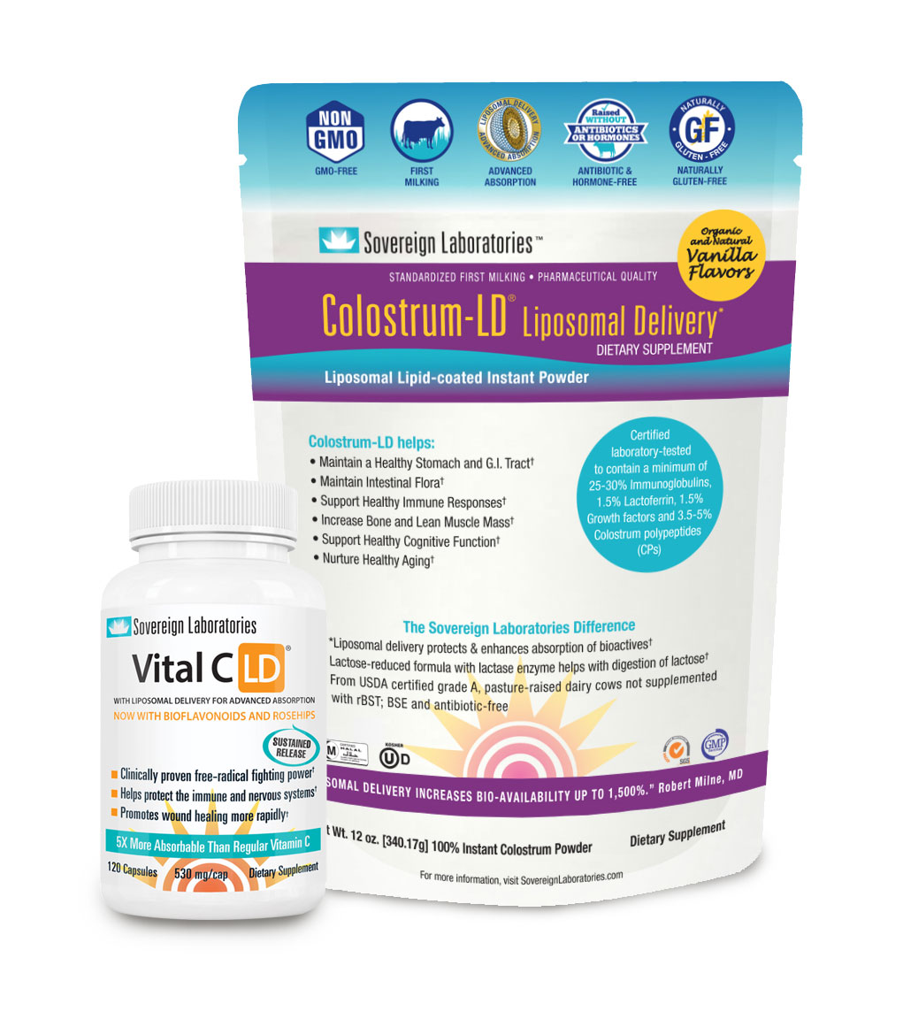 Starter Bundle :: 12 oz Colostrum-LD + VitalC-LD: Sovereign Laboratories