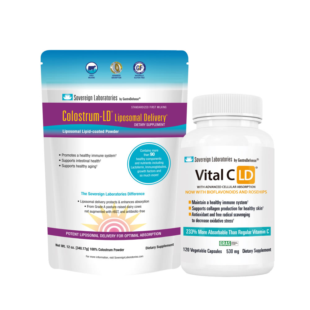 Starter Bundle :: 12 oz Colostrum-LD + VitalC-LD | Sovereign Laboratories