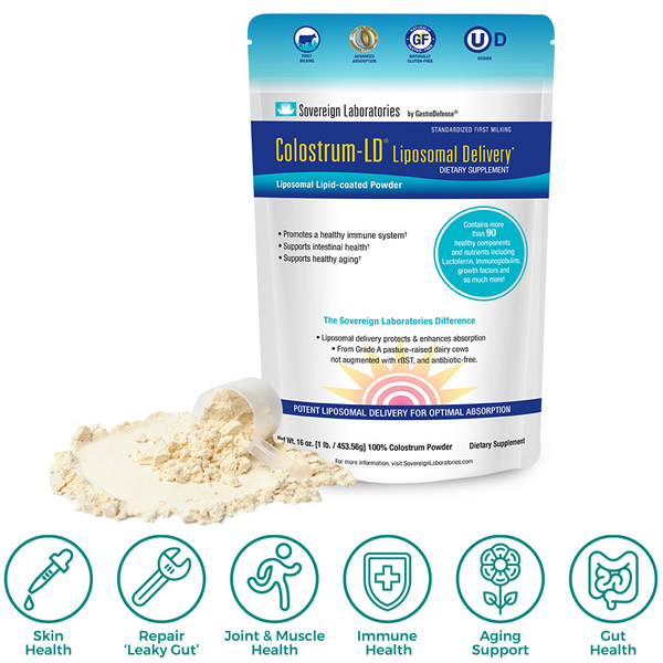 4-Pack Colostrum LD® Powder: 16 oz | Sovereign Laboratories