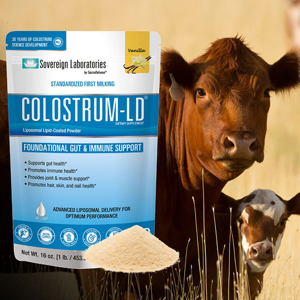 4-pack Colostrum-LD® Powder | Vanilla Flavor | Sovereign Laboratories